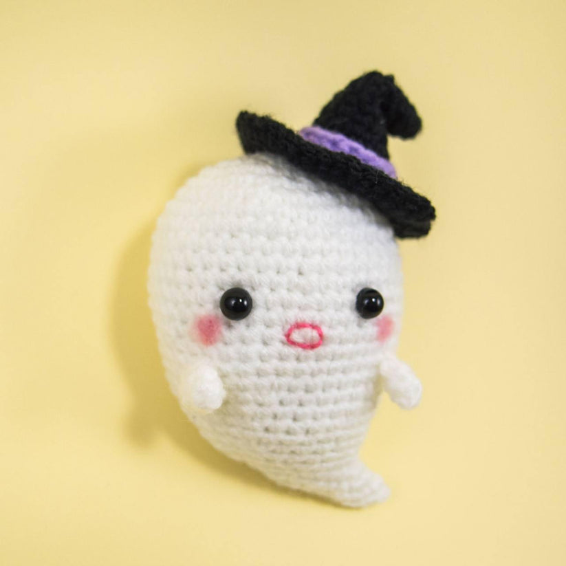 Boo the Ghost Amigurumi Crochet Toy Pattern – Snacksies Handicraft
